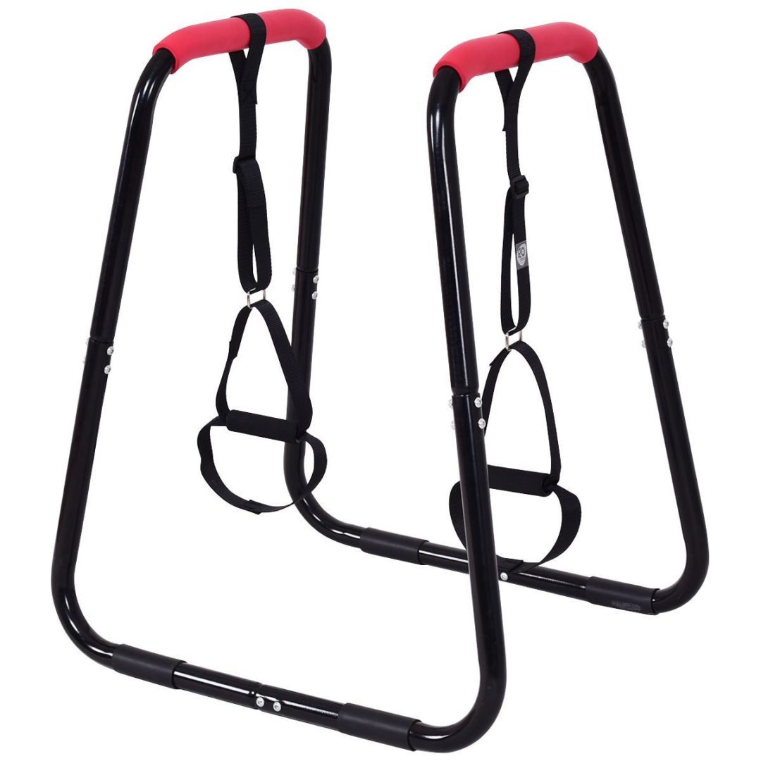 Goplus Heavy Duty Dip Station Dip Bar Fitness Strength Power Training ...