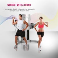 FreeMotion Dual Cable EXT Crossover with Weight Stacks, Rotating...