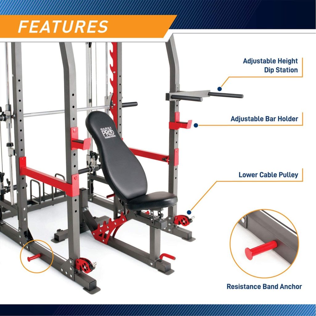 Marcy Pro Smith Cage SM 4903 - GYM READY EQUIPMENT