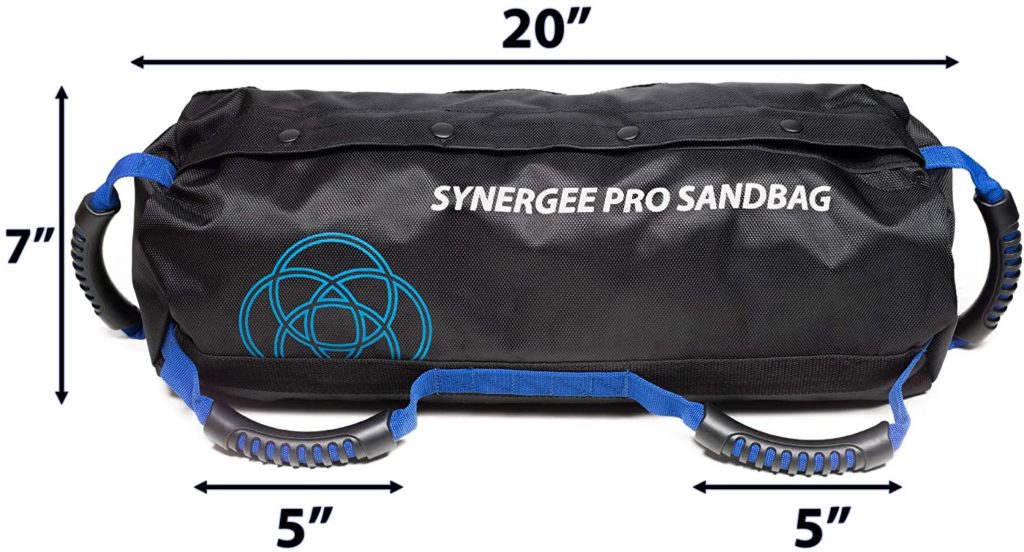 Synergee Adjustable Fitness Sandbag. Adjustable Sandbags with Filler...