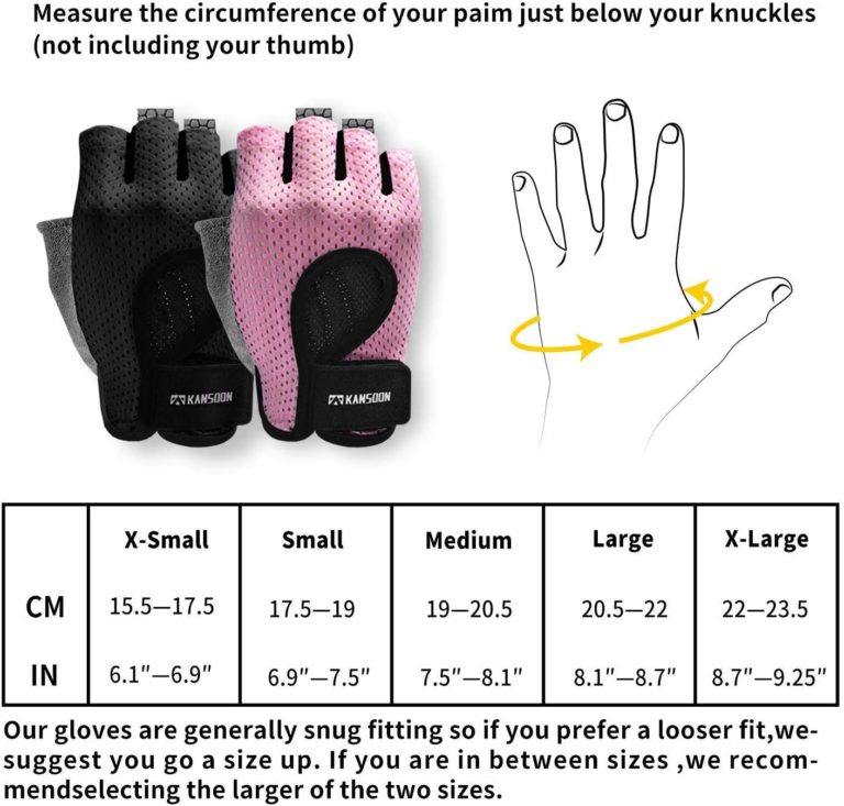 Breathable Workout Gloves, Knuckle Weight Lifting Fingerless Gym...