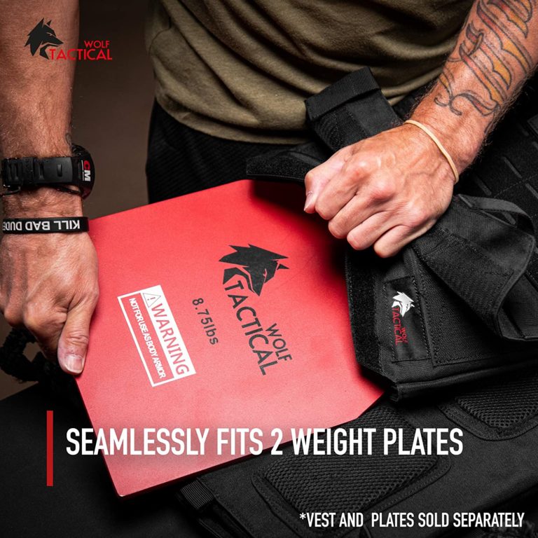 WOLF TACTICAL Adjustable Weighted Vest – WODs, Strength and ...