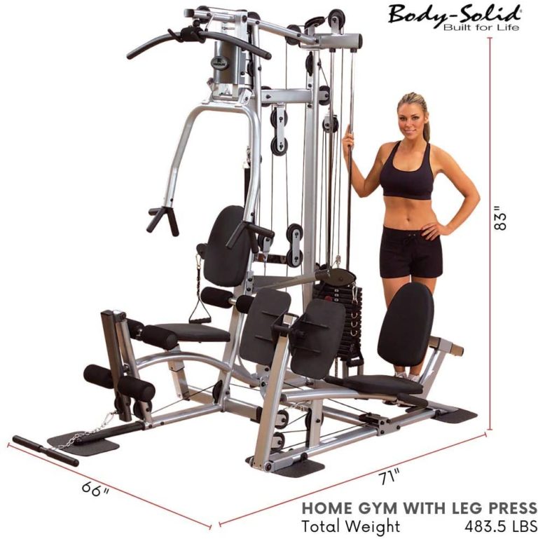 Body-Solid Powerline P2LPX Home Gym Equipment with Leg Press...