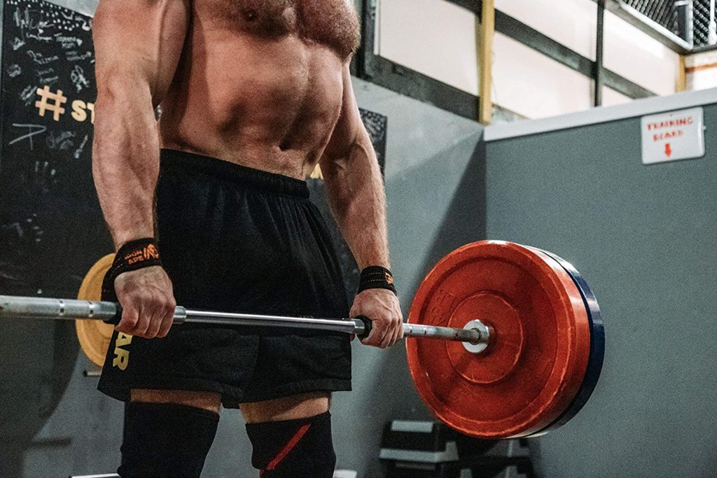 IRON APE Figure 8 Straps and Traditional Weightlifting Wrist Straps for...