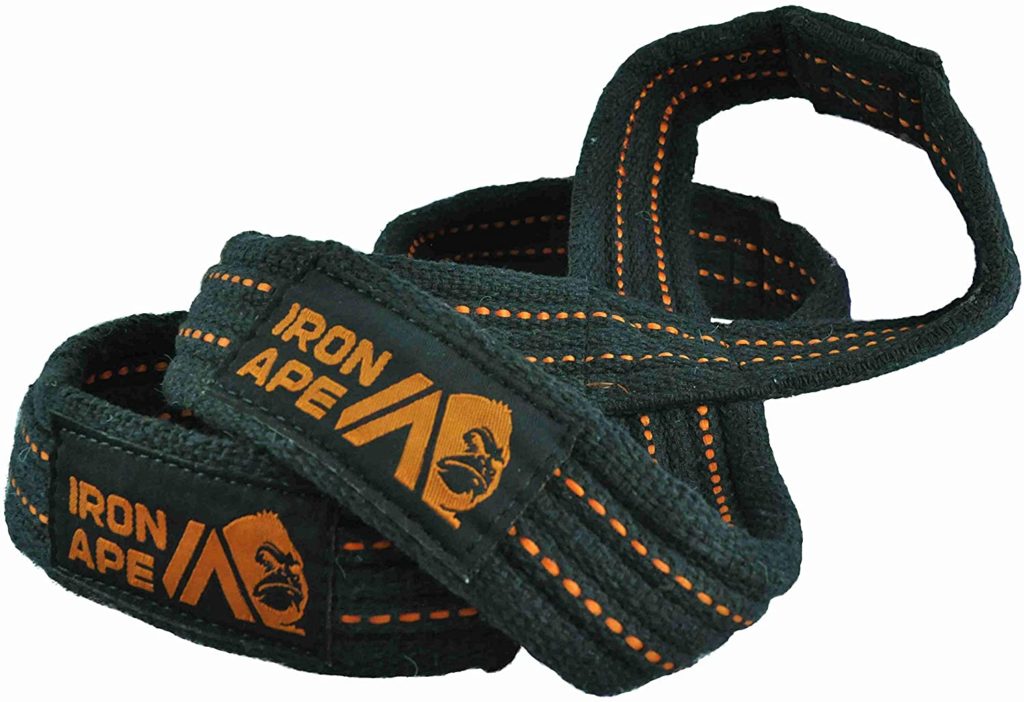 IRON APE Figure 8 Straps for Deadlift, Weight Lifting, Shrugs, and...