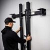 PRx Performance Murphy Rack Fold in Squat Rack, Wall Mounted...