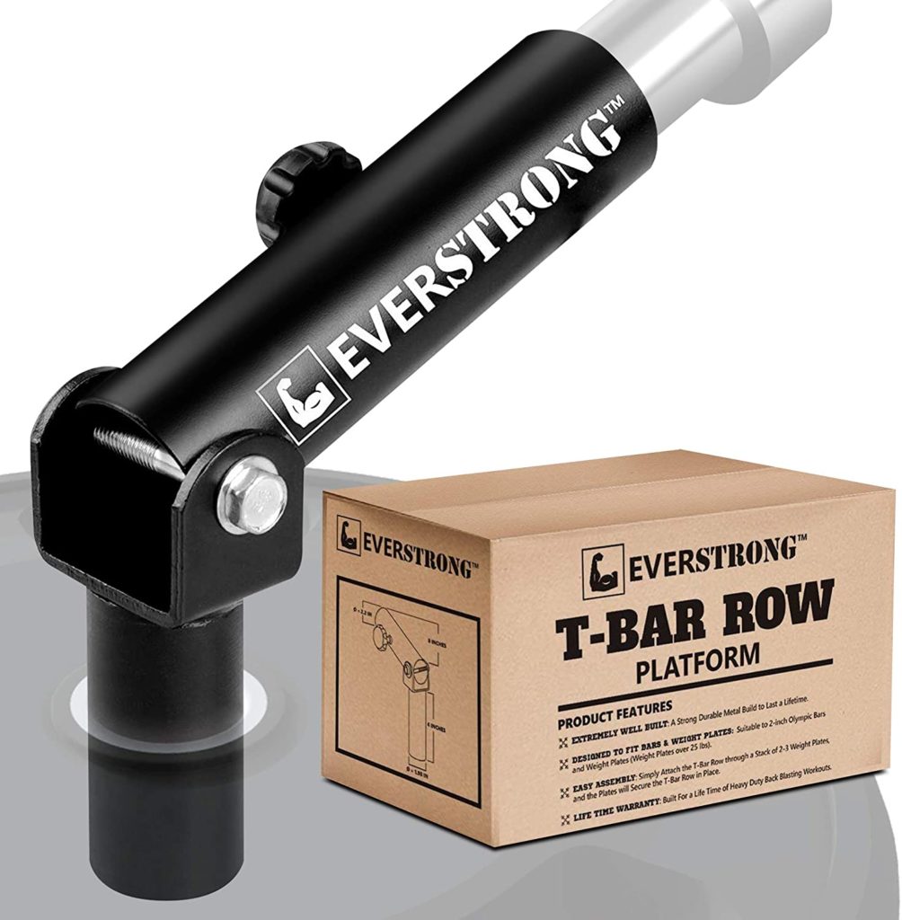 EVERSTRONG T Bar Row Olympic Bars - Gym Equipment for Landmine...