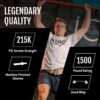 Hero Barbell Co. Cerakote Olympic Competition Barbell for Weightlifting...