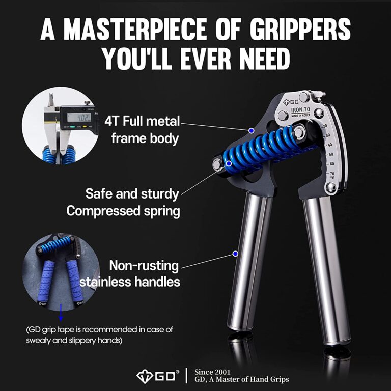GD Iron Grip 70 Hand Grip Strengthener (Adjustable Hand Grip)...