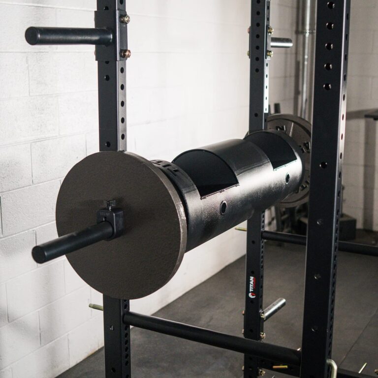 Titan Fitness 12-in Rackable Strongman Log Bar Powerlifting Log...