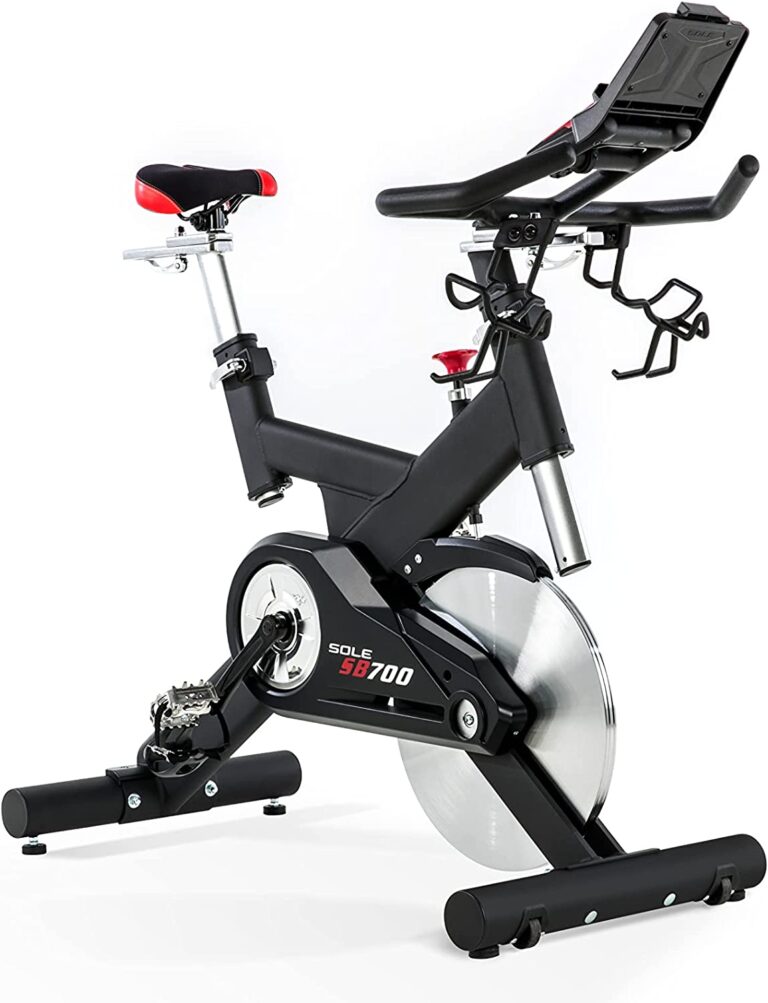 SOLE Fitness SB700 Light Upright Indoor Stationary Bike, Home...