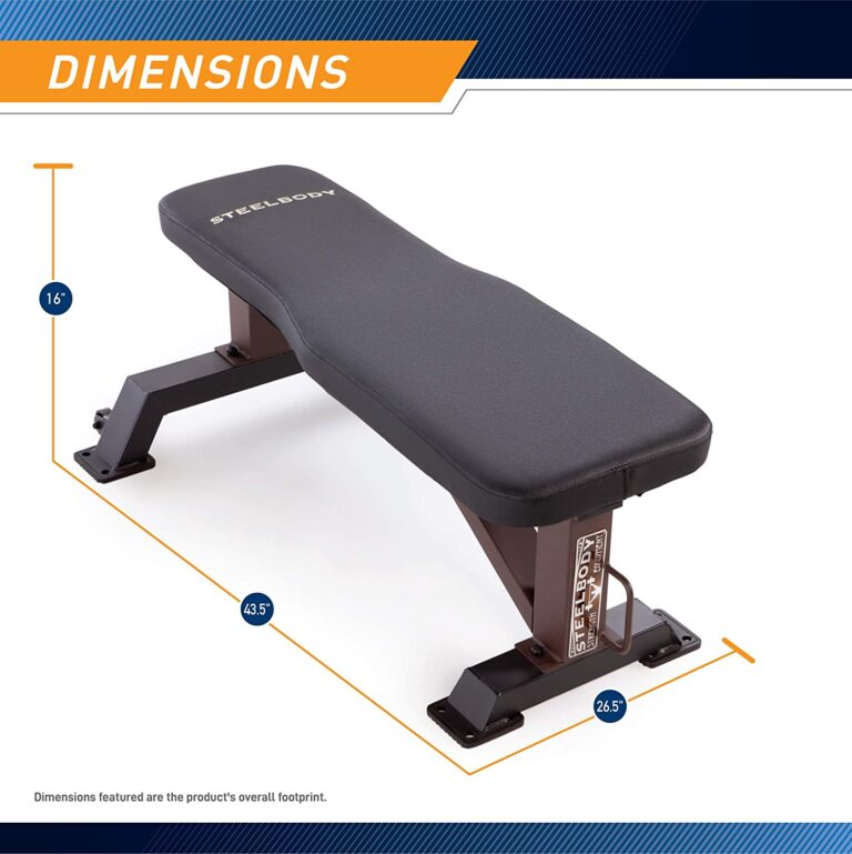 Steelbody Deluxe Versatile Rated 800 lbs Flat Utility Workout...