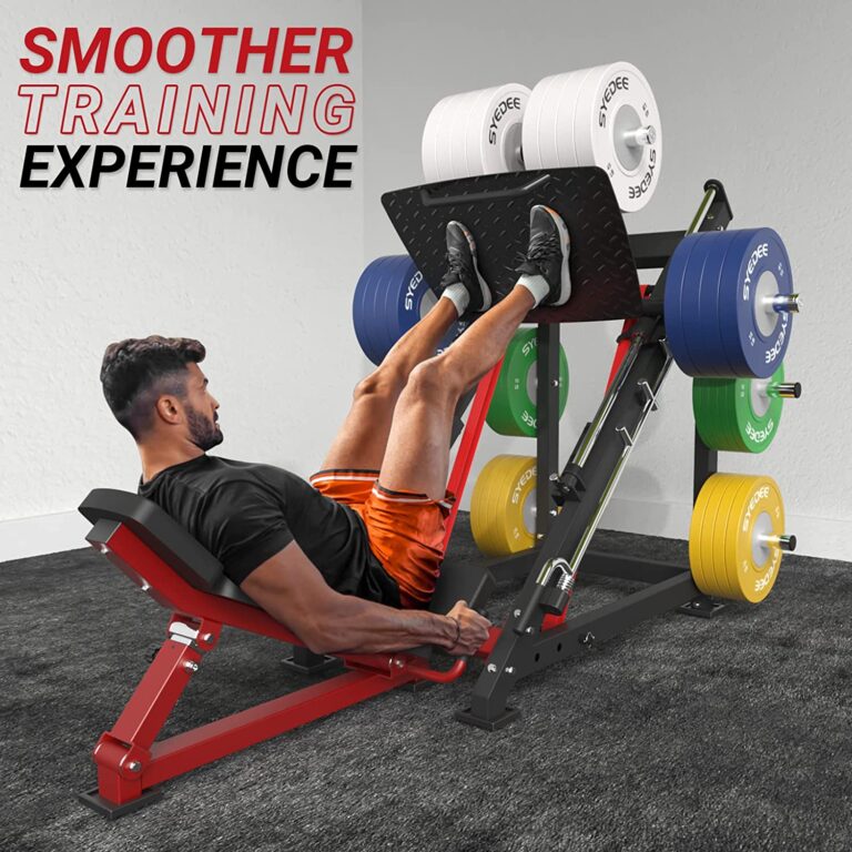 syedee Leg Press Machine with Calf Block, Adjustable Leg ...