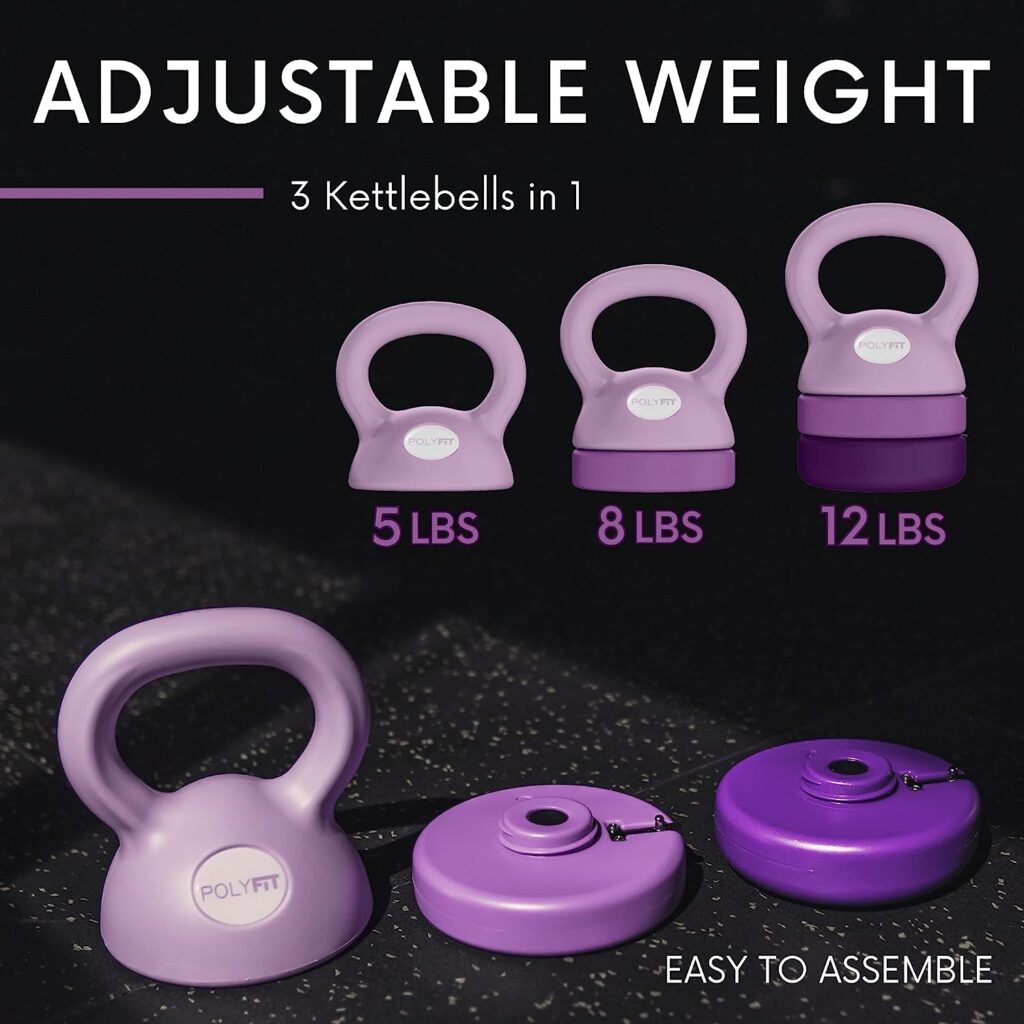 Adjustable Kettlebell Weights Set for Women - GYM READY EQUIPMENT