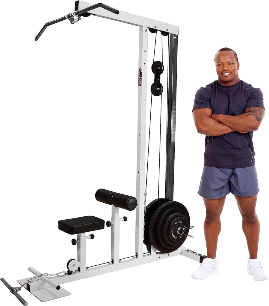 Deltech Fitness DF910 LAT Pull-Down Machine – 500 LBS...