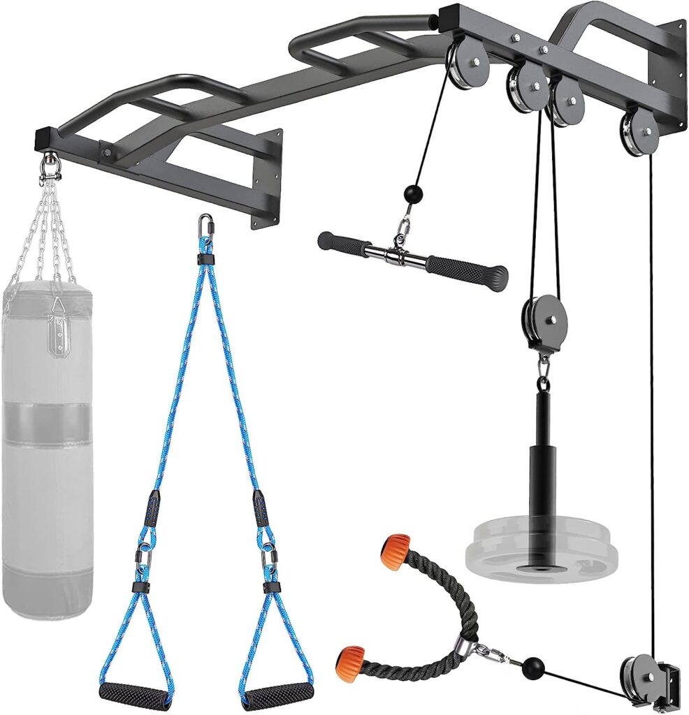 Kipika Wall Mounted Multifunction Cable Pulley System Gym...