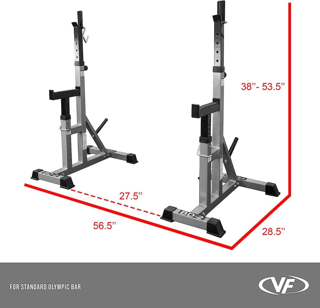 Valor Fitness BD-2 Independent Bench Press Stands with ...