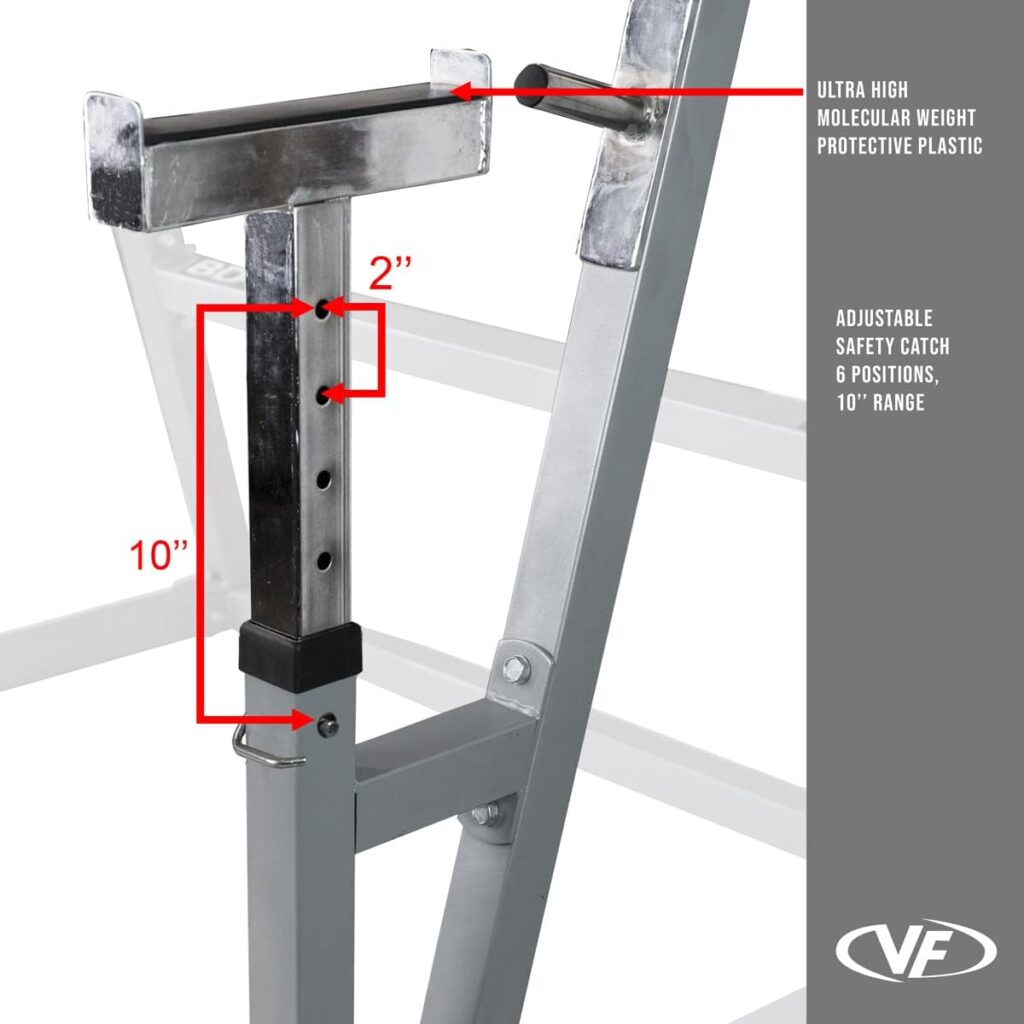 Valor Fitness Bench Press and Squat Rack Combo Half Power...