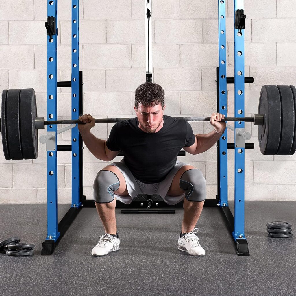 RitFit Squat Rack Power Cage Home Gym Package, Includes...