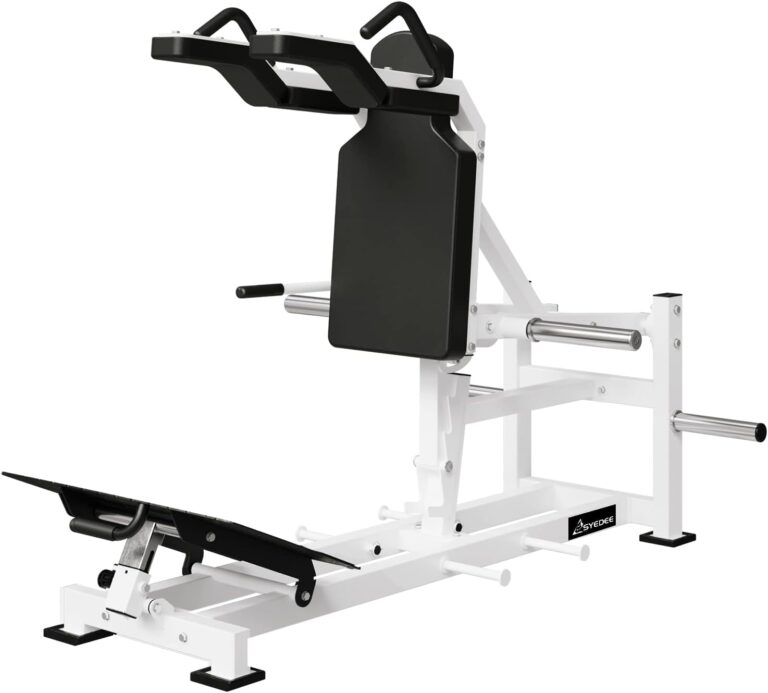 syedee Hack Squat Machine with Band Pegs, V Squat Machine...
