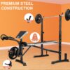 Edostory Olympic adjustable Weight Bench Set, Workout ...