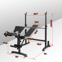 Edostory Olympic adjustable Weight Bench Set, Workout ...