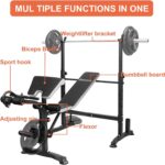 Edostory Olympic adjustable Weight Bench Set, Workout ...