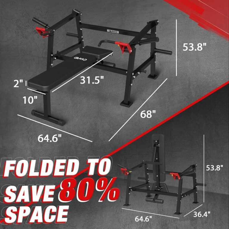 Chest Press Machine, GMWD 1500LBS Bench Press Machine ...