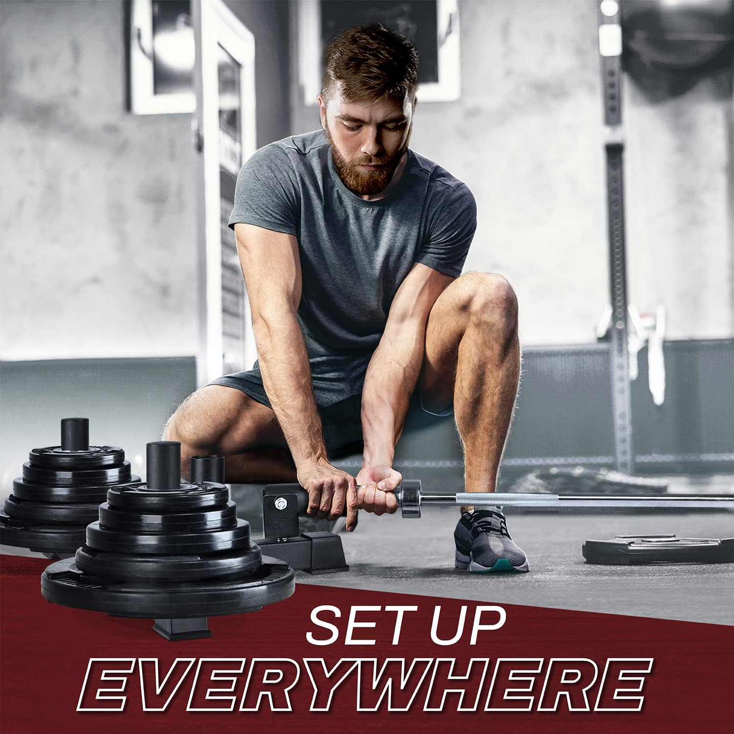 Yes4All 360° T-Bar Row Plate Post Insert Landmine Base ...