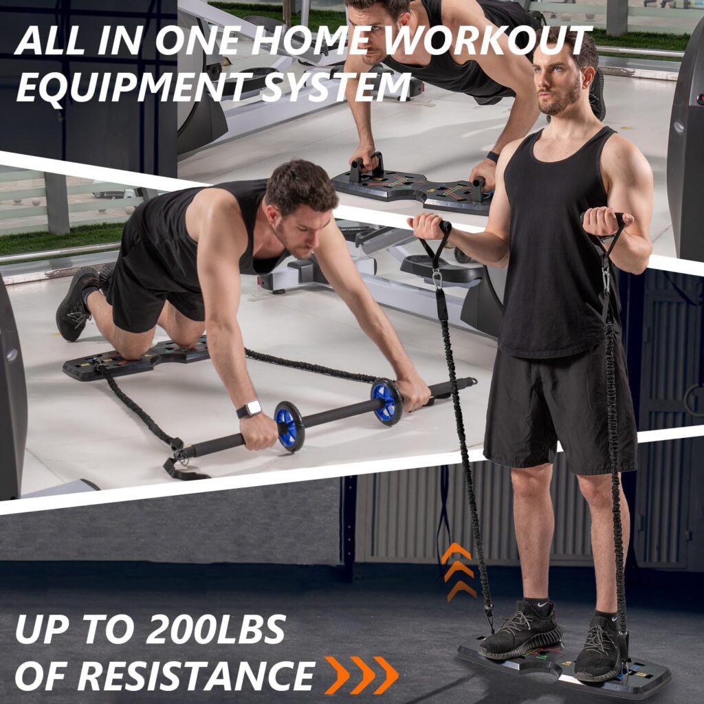 AERLANG Push Up Board, Portable Multi-Function Foldable ...