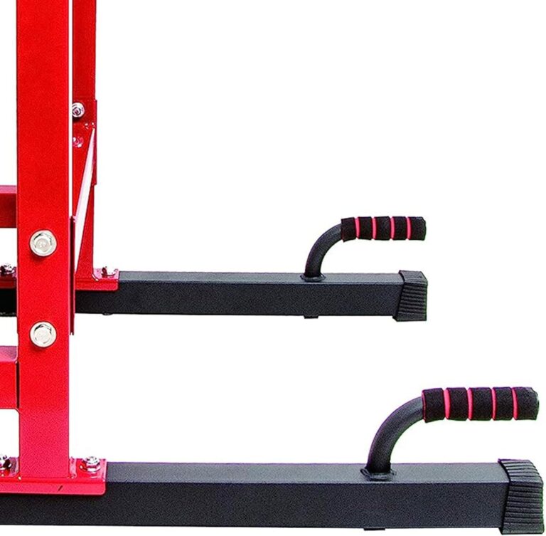 BalanceFrom Multi-Function Dip Stand Dip Station Dip bar with...