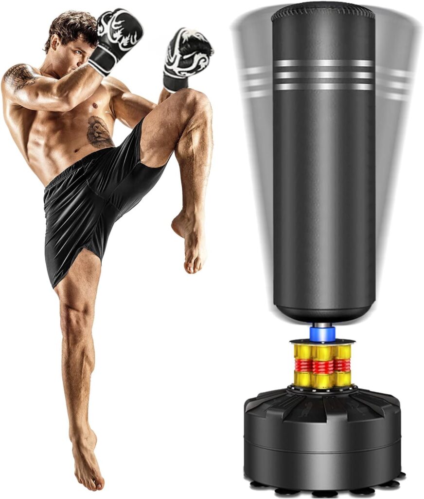 Dripex Freestanding Punching Bag- Heavy Boxing Bag with ...