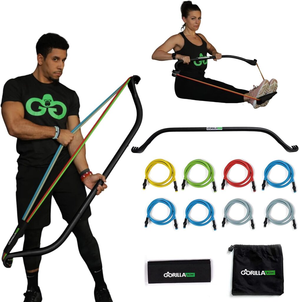 Original Gorilla Bow Portable Home Gym Resistance Bands and...