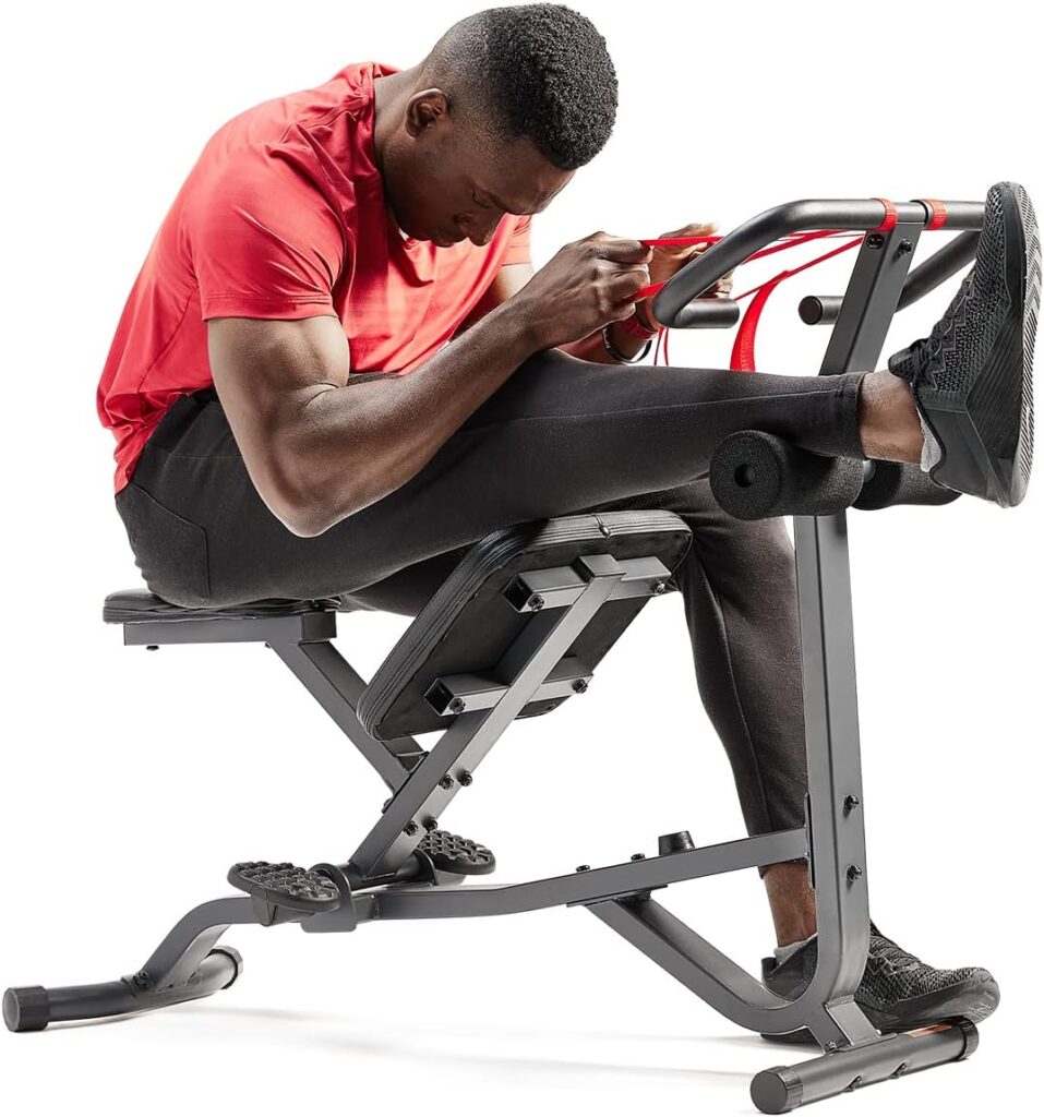 Sunny Health & Fitness Full Body Stretching Machine - Ideal for...