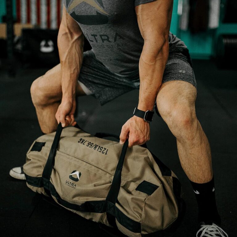 Ultra Fitness Workout Exercise Sandbags - Heavy Duty Sand...