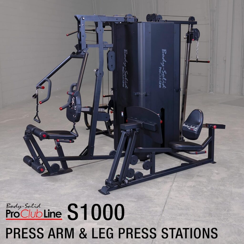 Body-Solid Pro Clubline (S1000) Multi-Station Four Weight Stack...