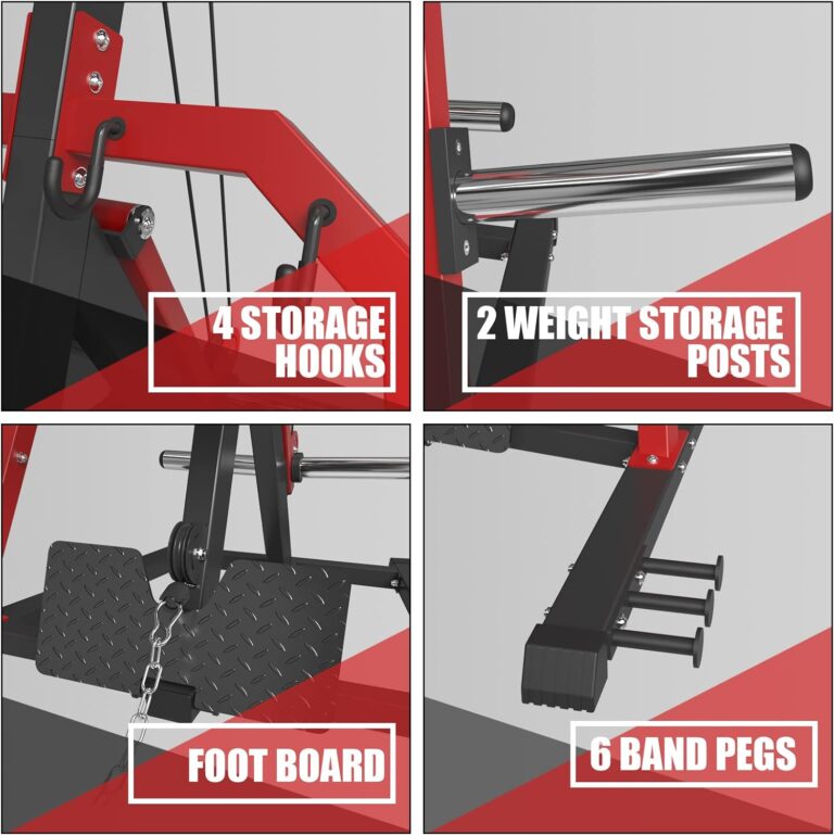 GMWD Leverage Gym, Lever Gym with Weight Bench, 2055LB ...