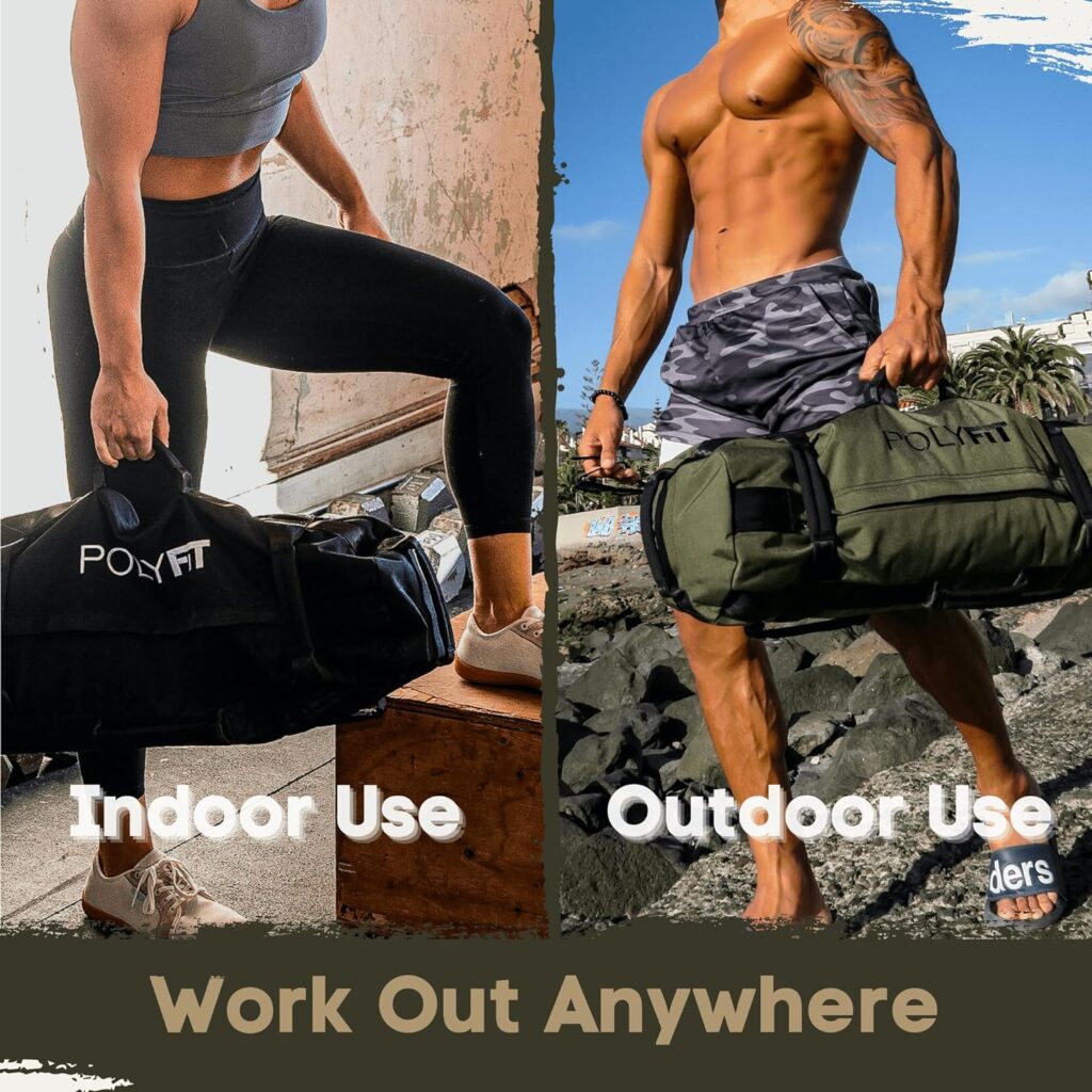 Polyfit Classic Sandbag - Heavy Duty Workout Sandbag for ...