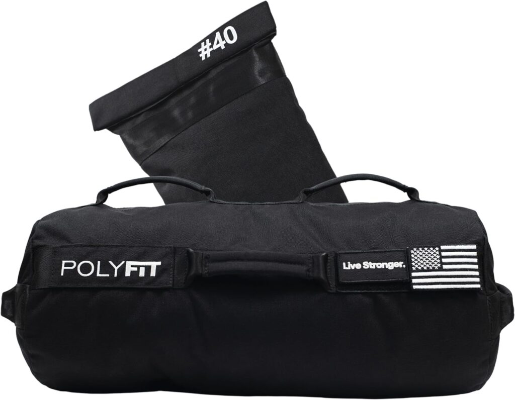 Polyfit Sandbag Pro - Workout Sandbag with Triple Velcro ...
