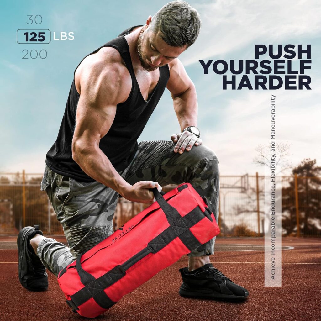 RDX Sandbag for Fitness Weights Training, Unfilled Power Bags...