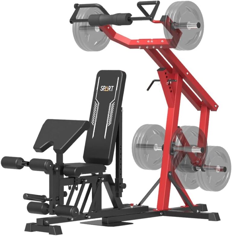 SPART Leverage Gym with Multi Weight Bench, Adjustable Full...