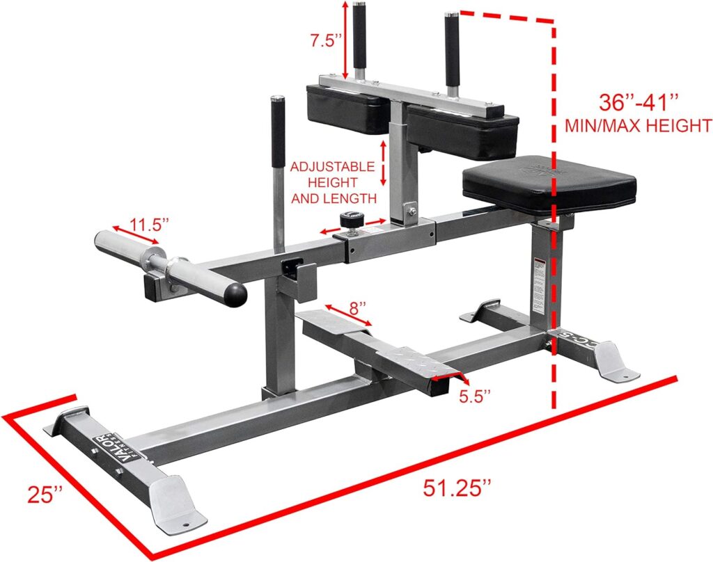 Valor Fitness CC-5 Seated Calf Machine Home Gym Equipment...