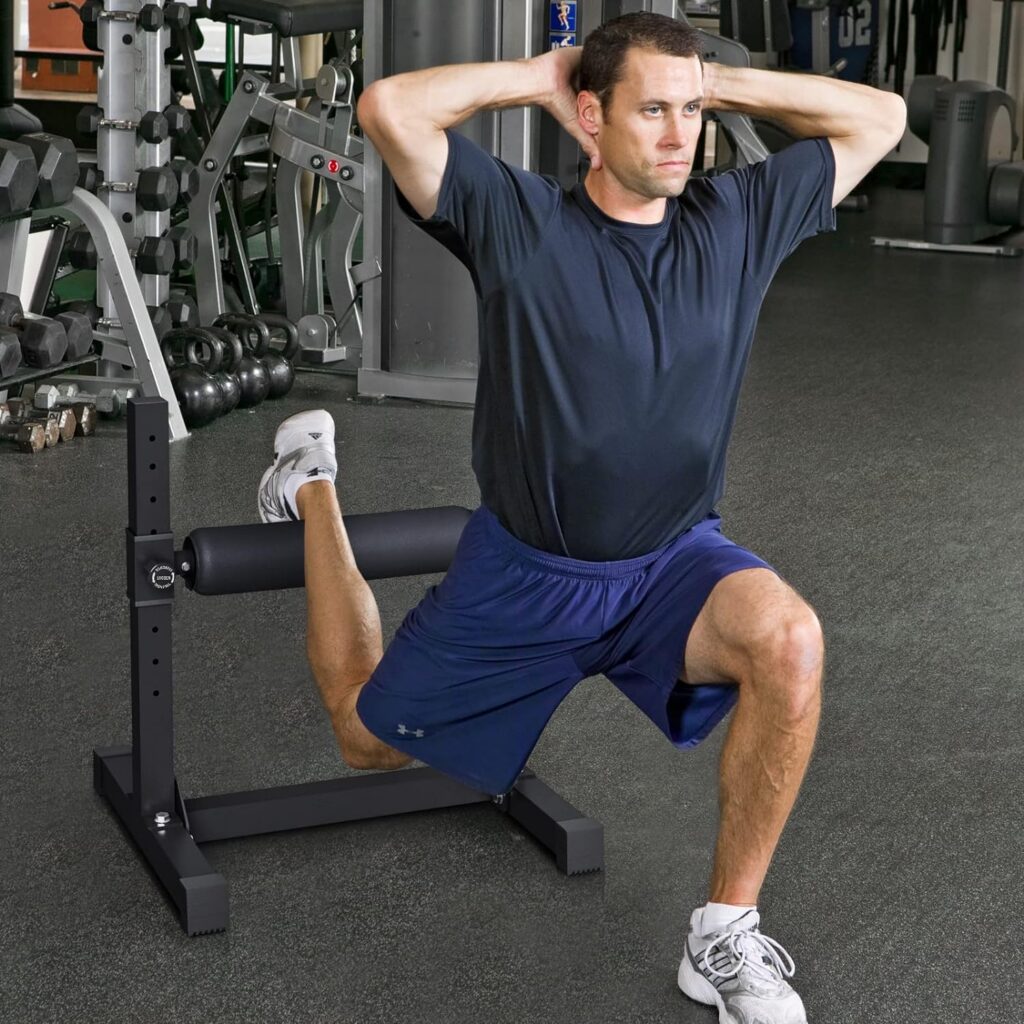GMWD Bulgarian Split Squat Stand, Single Leg Squat Roller...
