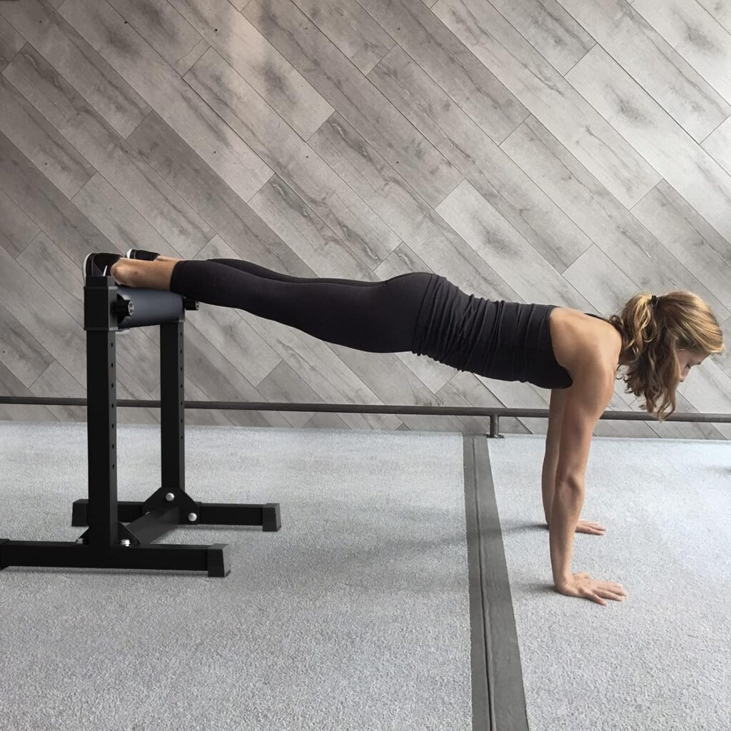 GMWD Bulgarian Split Squat Stand, Single Leg Squat Roller...