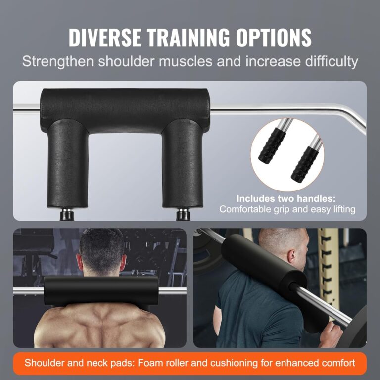 VEVOR Safety Squat Bar, 1,500 LBS Fitness Squat Olympic Bar...