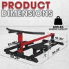 syedee T-Bar Row Machine, Back Strength Machine with Foot...