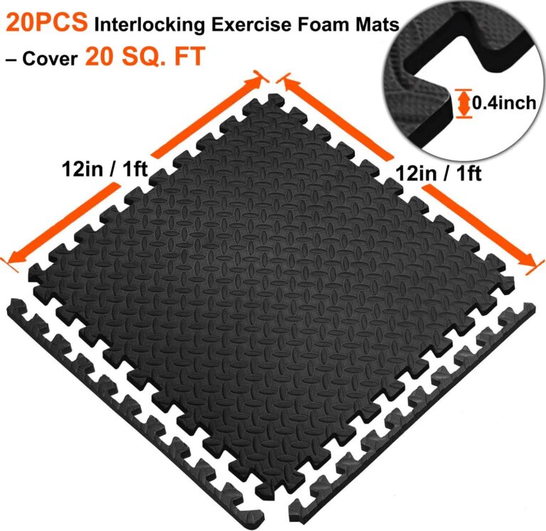 Exercise Mats Puzzle Foam Mats Gym Flooring Mat Cover ...