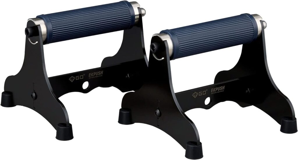 GD Expush Metal push up bars Non-Slip Push Up Bar Muscle...
