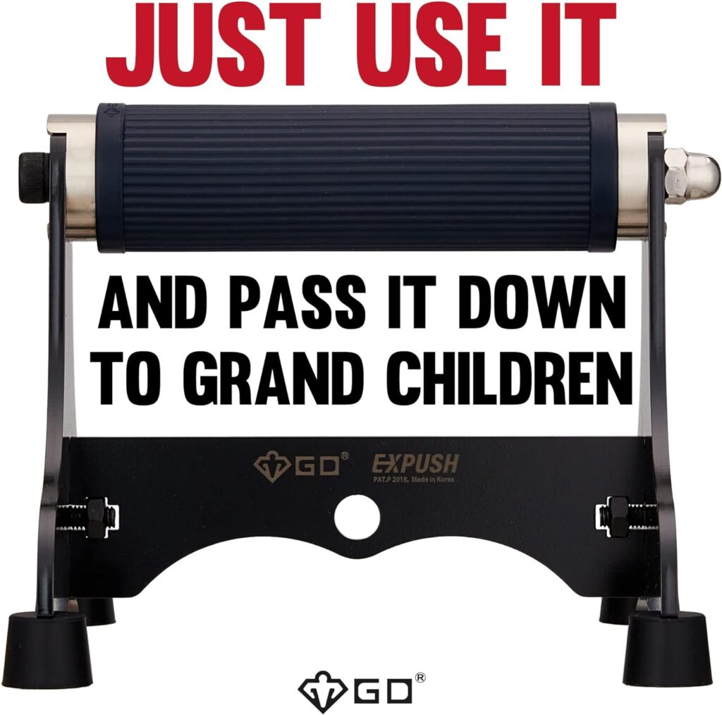 GD Expush Metal push up bars Non-Slip Push Up Bar Muscle...