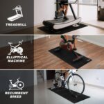 Kuyal Bike Mat Compatible with Recumbent Bikes & Treadmill